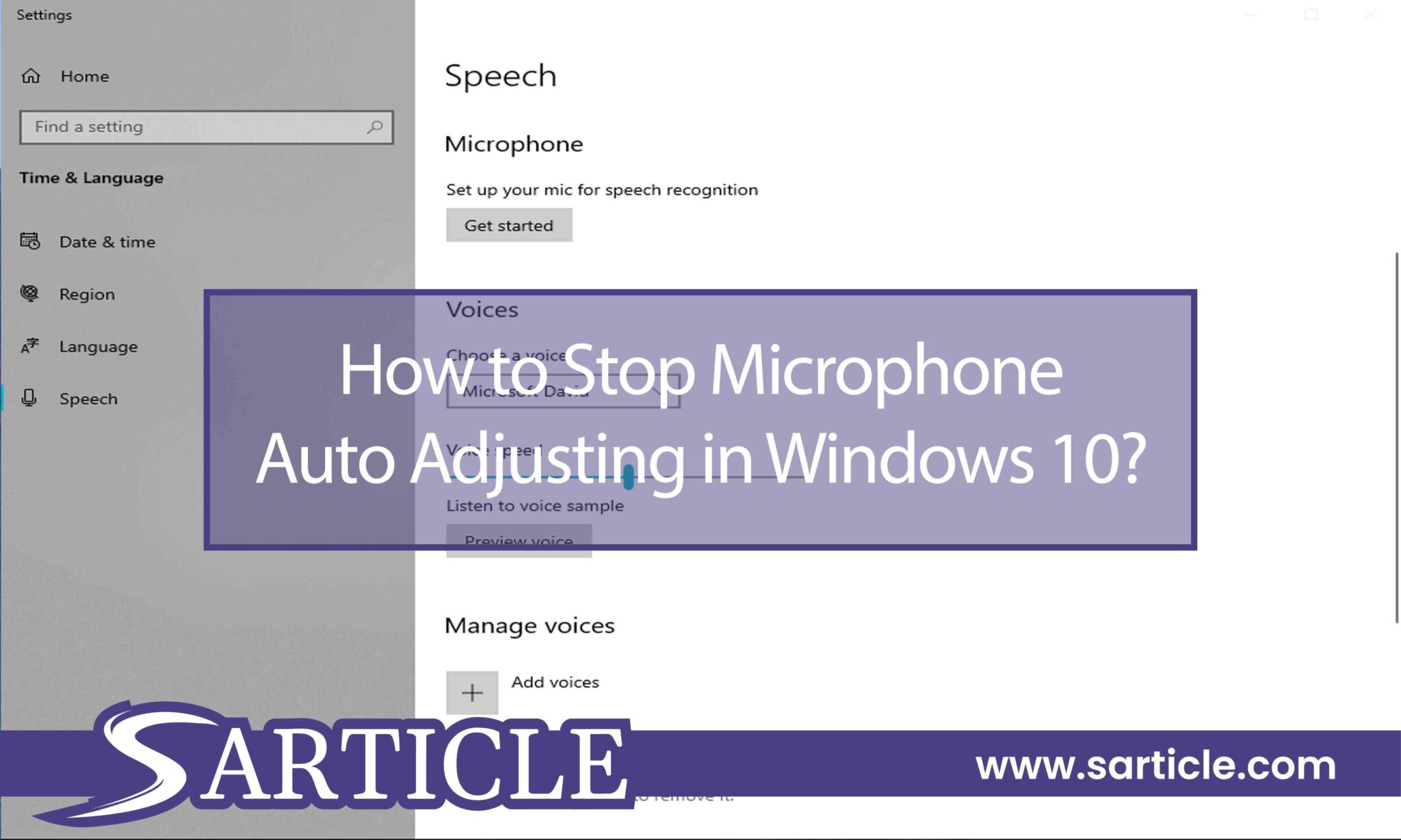 How to Stop Microphone Auto Adjusting Windows 10?
